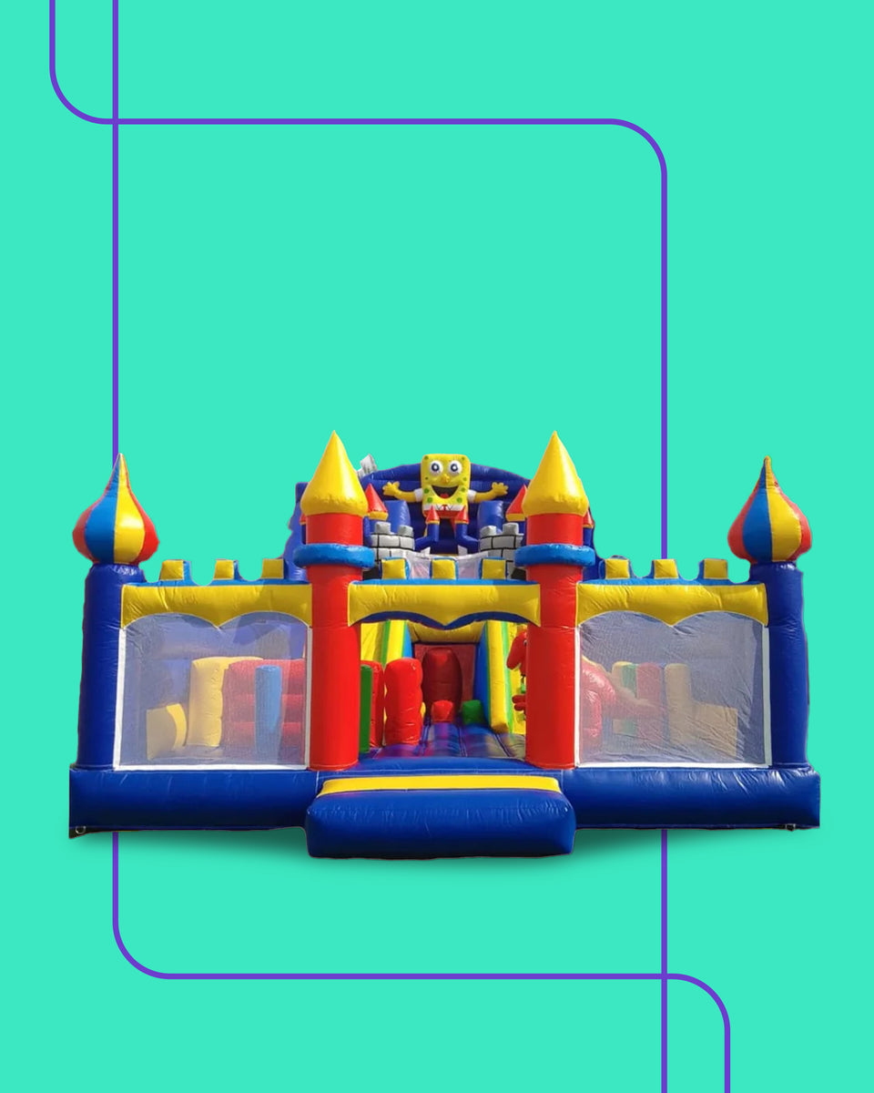 SpongeBob Slide Inflatable – FunQuest Rentals